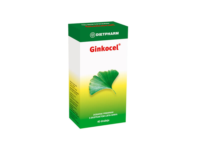 Ginkocel dražeje - CentarZdravlja