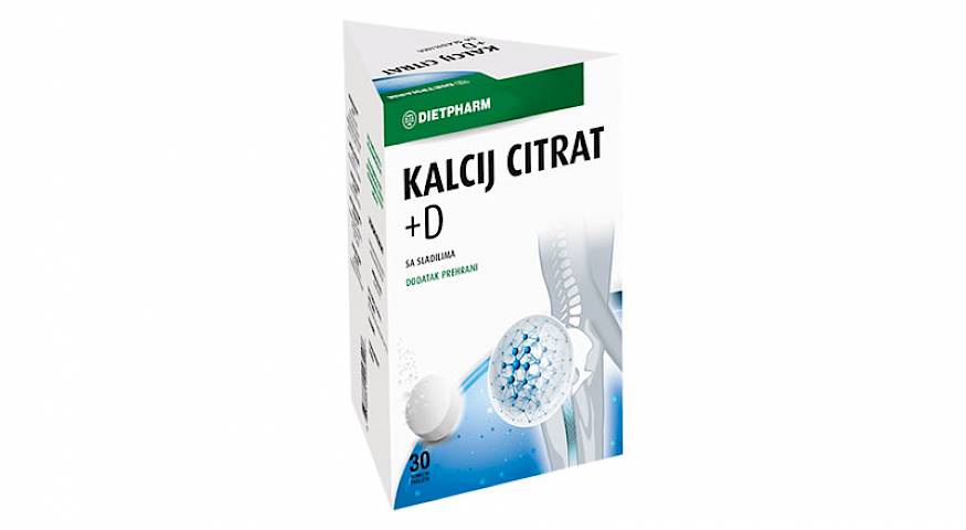 Kalcij citrat + D šumeće tablete - CentarZdravlja