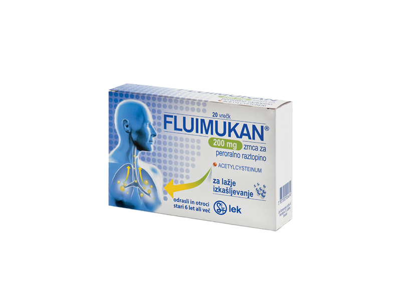 Fluimukan 200 mg granule - CentarZdravlja