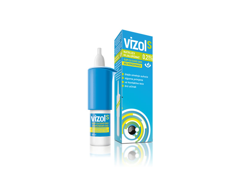 Vizol S kapi za oči - CentarZdravlja