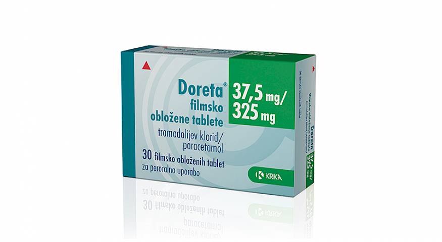 Doreta 37,5 mg/325 mg filmom obložene tablete - CentarZdravlja