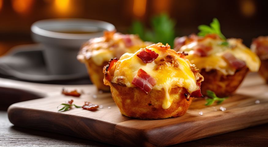 Jednostavni i brzo gotovi: Slani muffini sa sirom i šunkom - CentarZdravlja